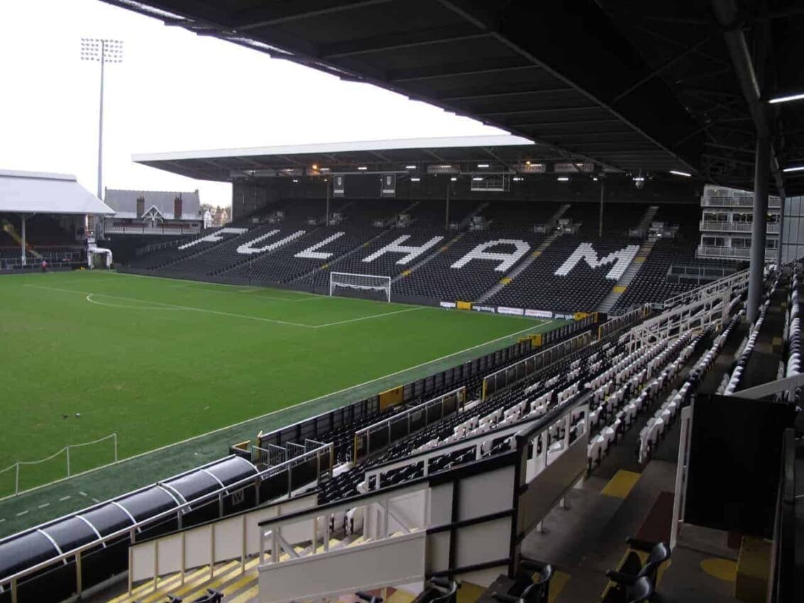 Touring Craven Cottage at Fulham FC