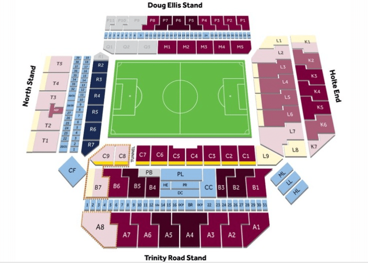Aston Villa Tickets & Hospitality | Groundhopper Guides